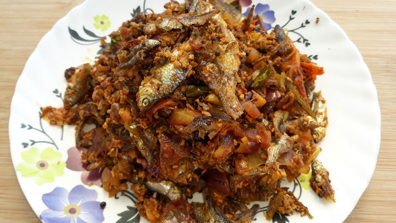 ଛୋଟ ଶୁଖିଲା ମାଛ ଓ ହେଂଡୁଆ ଚୁଟ ଚୁଟା /Sukha jhuri hendua chut chuta/ Dry ...