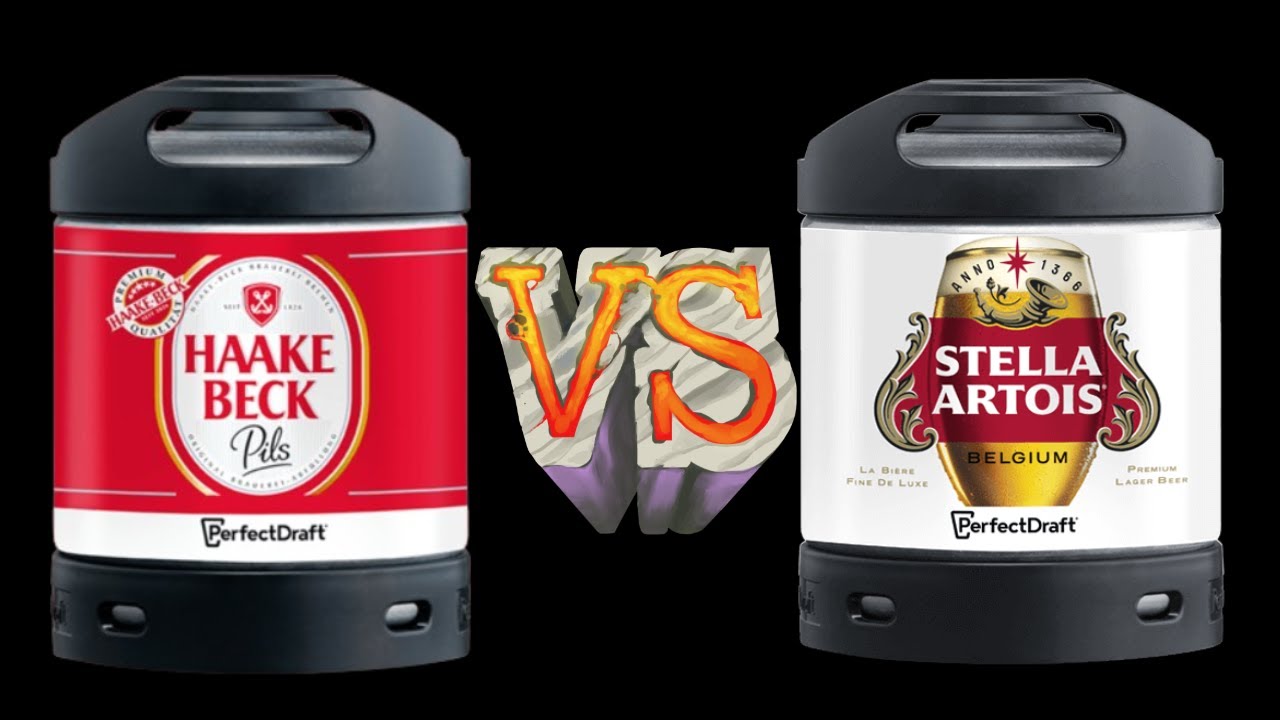 Philips Perfect Draft Pro Haake Beck 4.9% ABV Vs Stella Artois 5.0% ABV ...