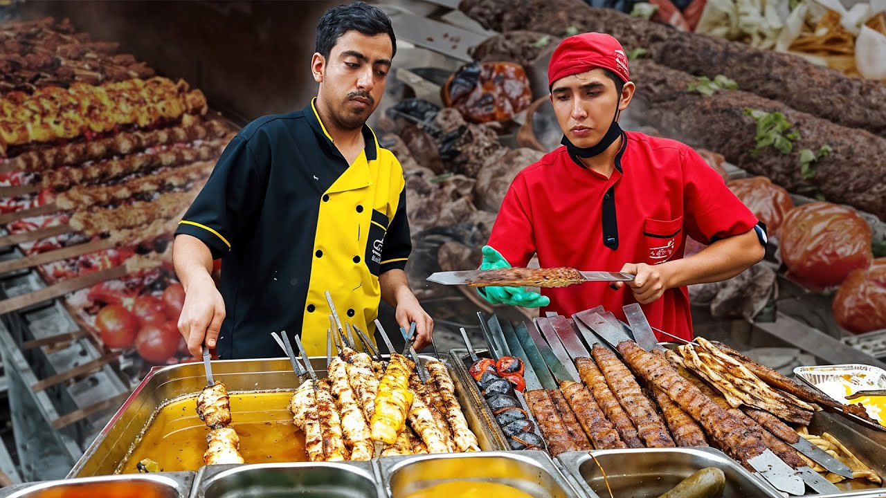200 years traditional Persian KEBAB in IRAN | AMAZING! | 1000 people in ...