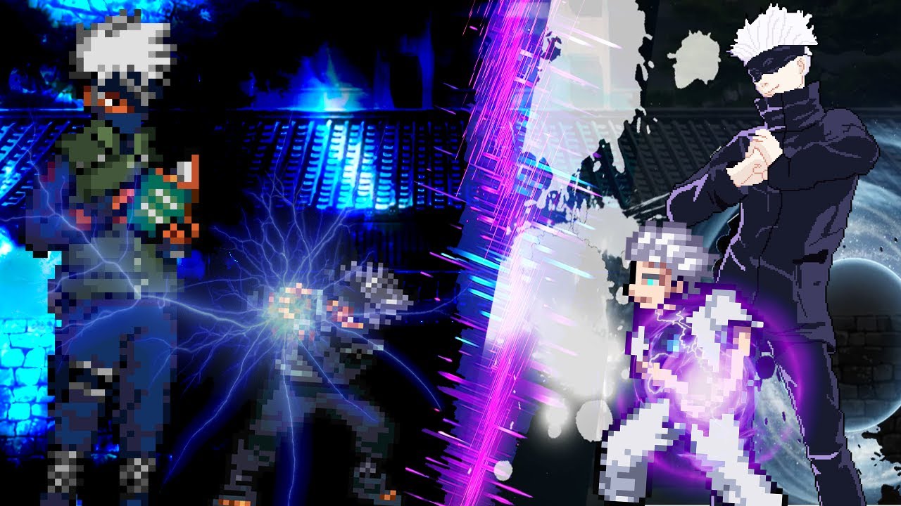 Gojo vs Kakashi: (Sprite Animation) - YouTube