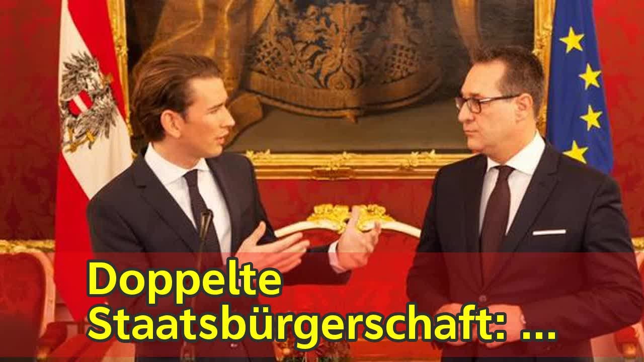 Doppelte Staatsbürgerschaft: Österreich will Doppelpass für Südtiroler - YouTube