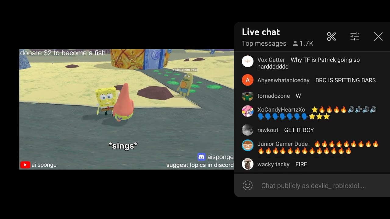 Patrick and spongebob singing fellas in Paris (who's in Paris ...