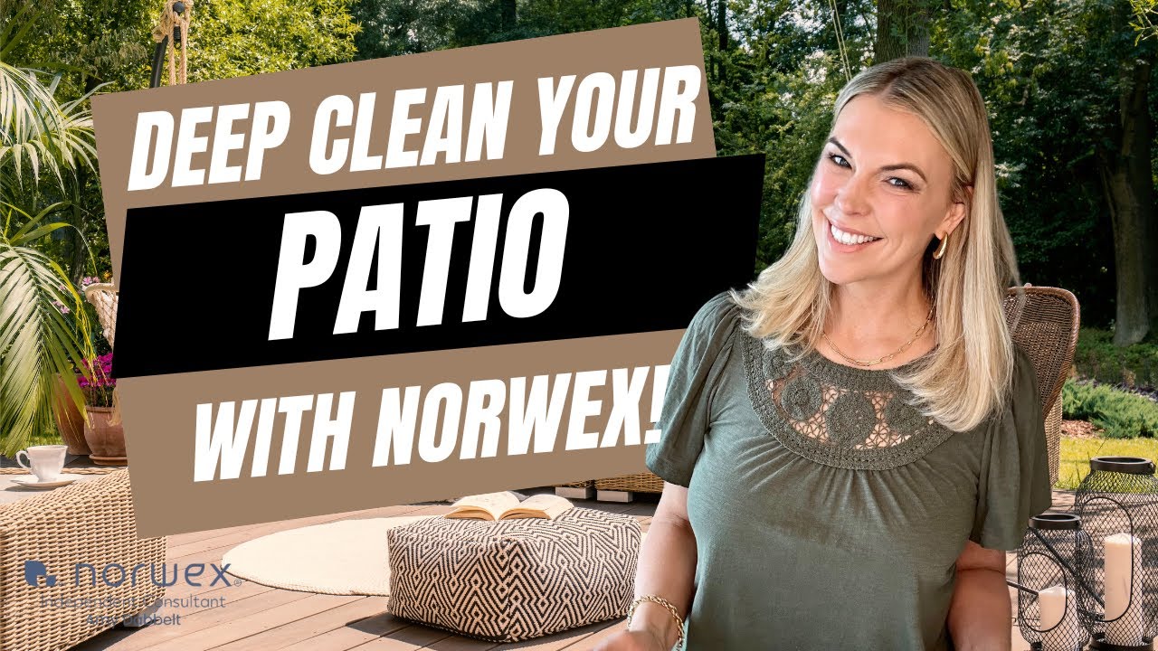 Quick Summer Patio Cleaning with Norwex - YouTube
