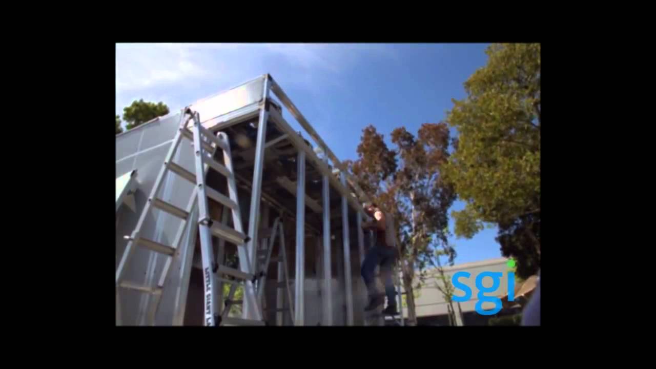 SGI ICE Cube Air Modular Data Center Time Lapse Build.mp4 - YouTube