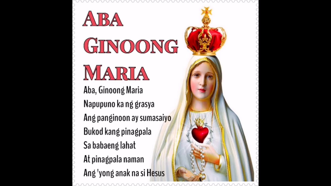 Aba Ginoong Maria Prayer Tagalog Nehru Memorial