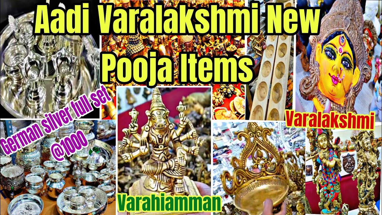 Pooja Brass Items & idols Collections|Varalakshmi Pooja|Handicraft ...
