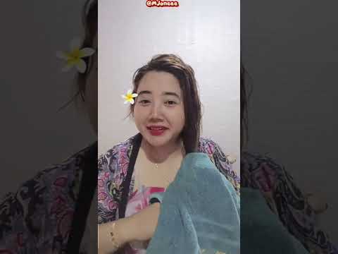 Tante pulen baru habis mandi