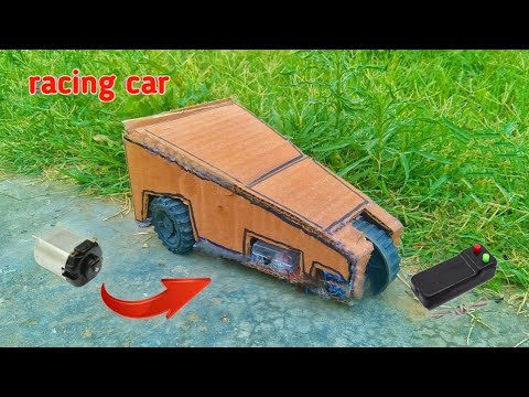 how to make racing car at home - YouTube