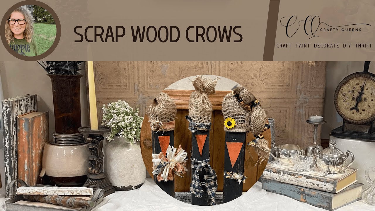 Scrap wood crows - YouTube
