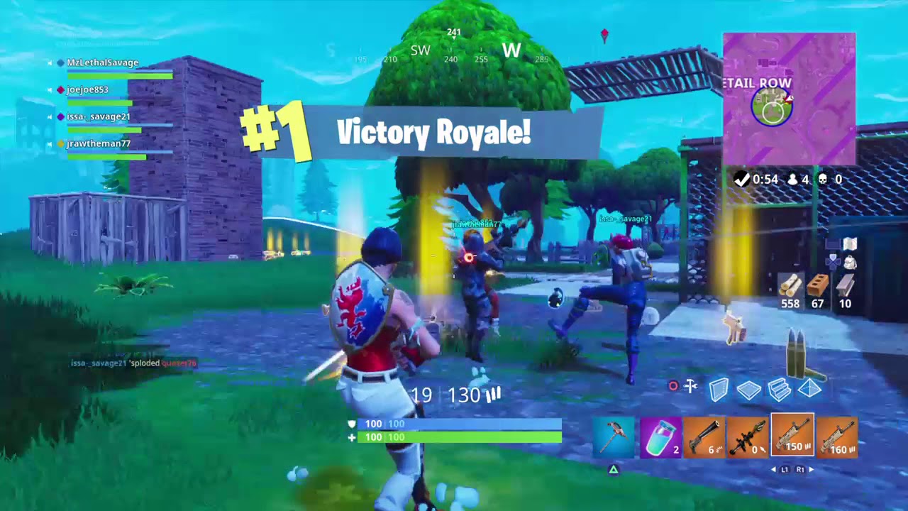 Fortnite Victory Wins!!! - YouTube