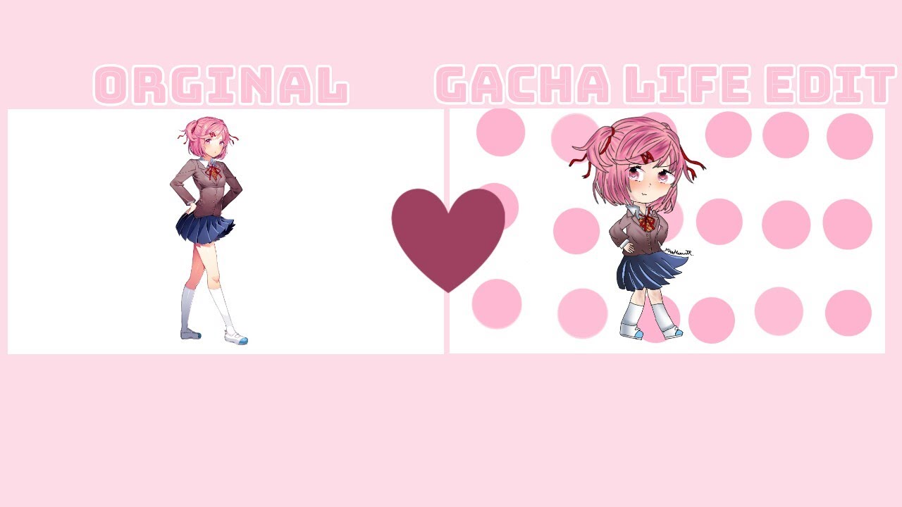 Doki Doki Literature Club \\ Natsuki Gacha Life Edit - YouTube