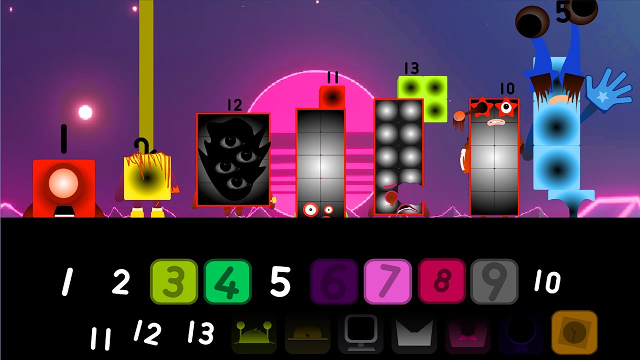 Sprunki Incredibox Sprunki numberblocks with mute system - YouTube