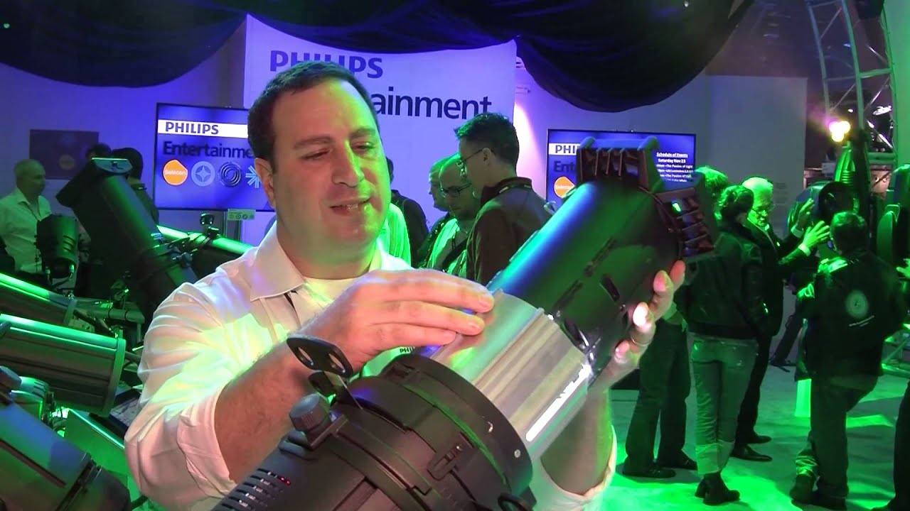 Philips Selecon PL Profile 4 Lens Tube Adapter at LDI 2013 - YouTube