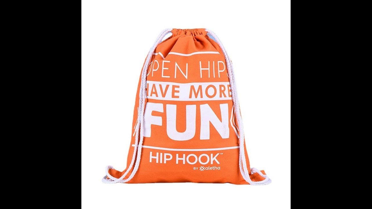 Durable Orange Canvas Drawstring Backpack Bag Reusable Cotton ...