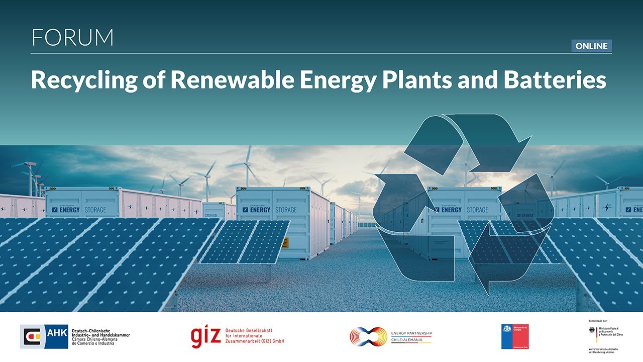 Forum: Recycling of Renewable Energy Plants and Batteries - YouTube