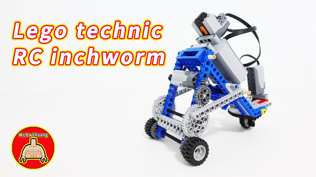 Lego remote control inchworm (building instructions) - YouTube