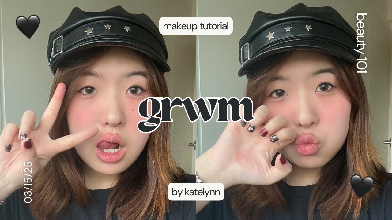 black cat makeup tutorial 🐈‍⬛ #grwm - YouTube