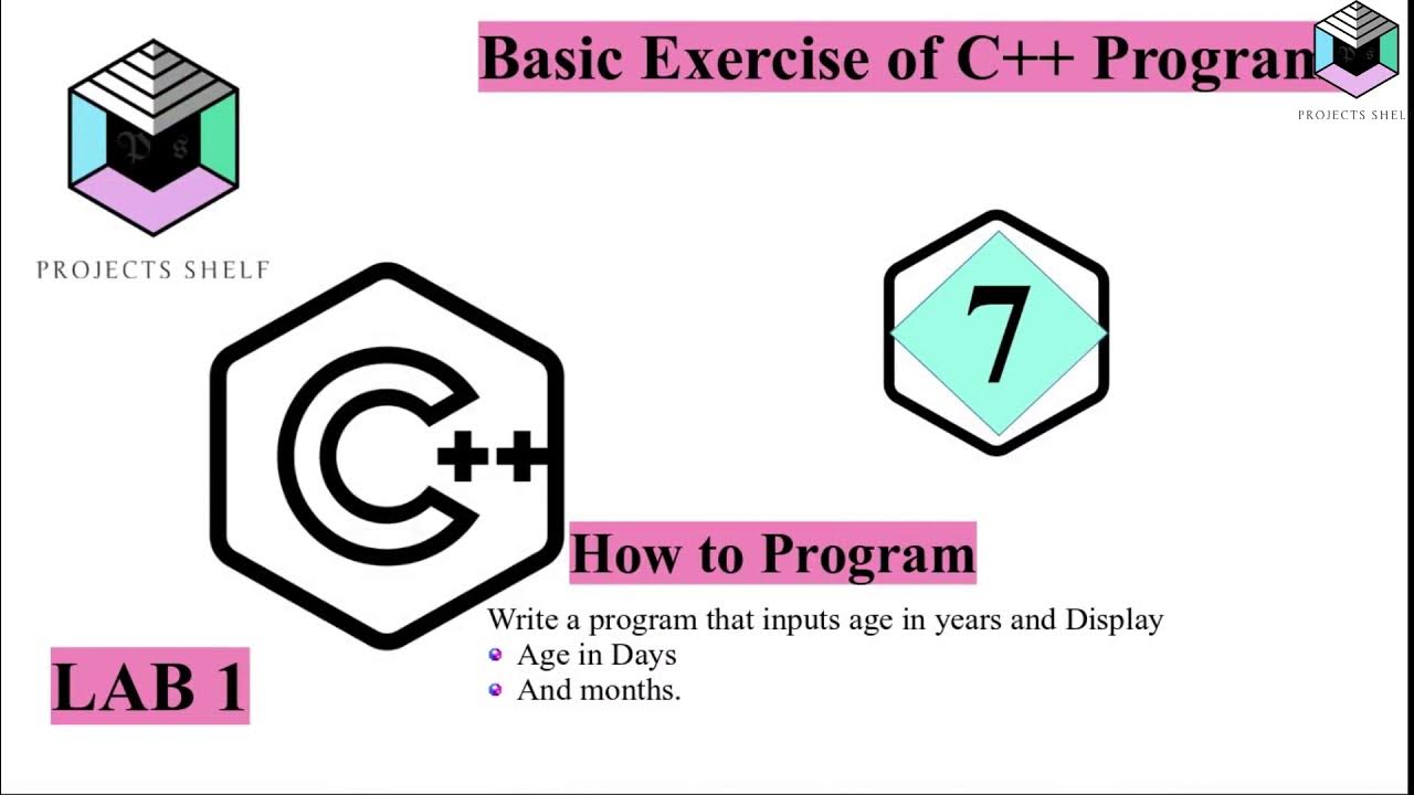 1.11 -- Write a c++ program that inputs age in years and Display age in ...
