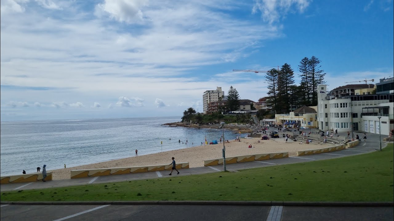 4K Cronulla Walk - From the beach to the train station via Kingsway ...