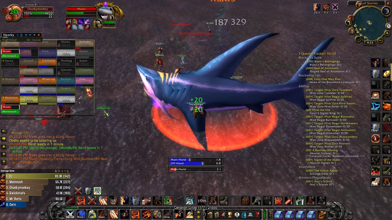 WoW Classic - The Battle of the Shark Maws - Eternal Darkness - YouTube