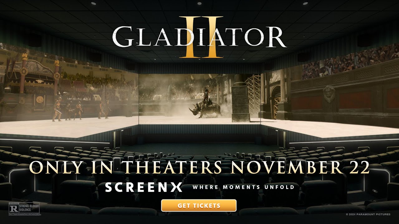 Gladiator 2 x Charge - ScreenX - YouTube