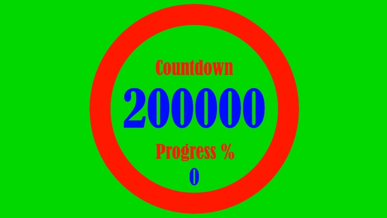 200000 Countdown - YouTube