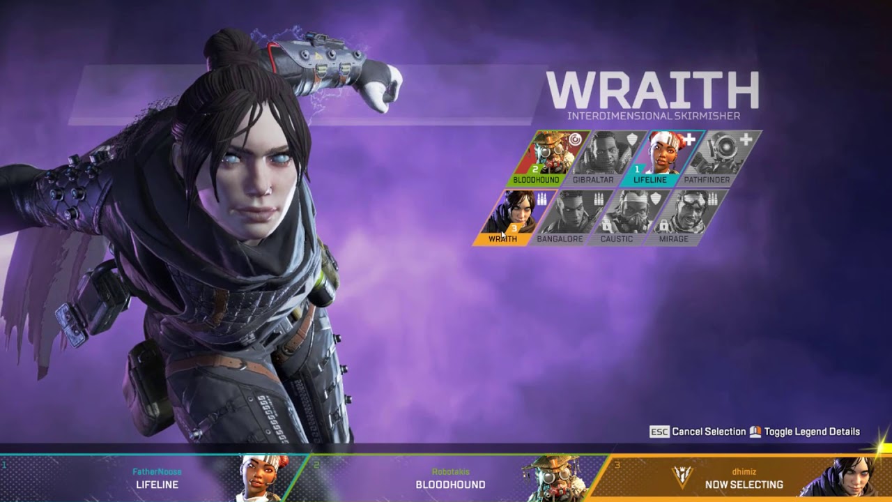 Apex Legends - Wraith - Fazing all the way to be Champion - YouTube