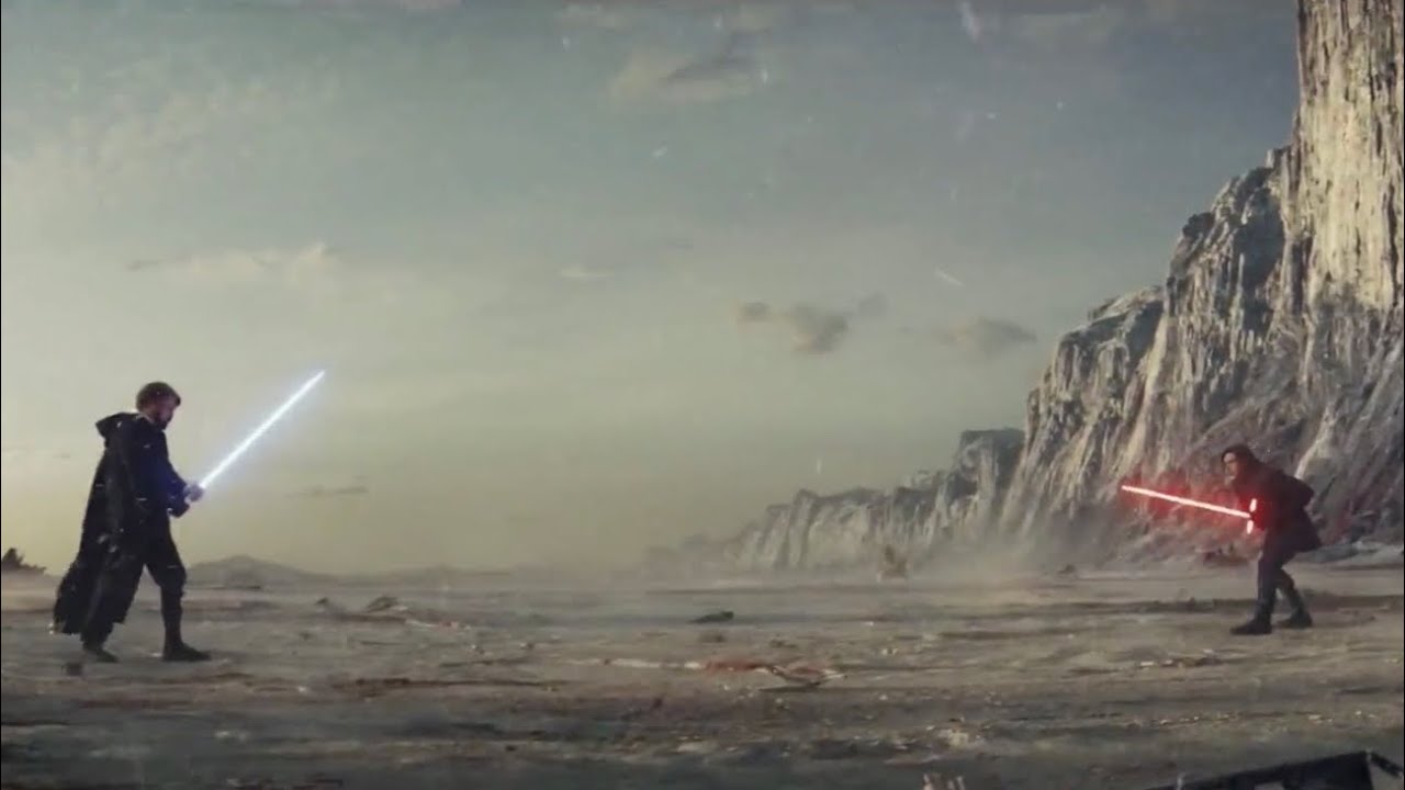 Star Wars The Last Jedi - Luke Skywalker vs Kylo Ren - YouTube