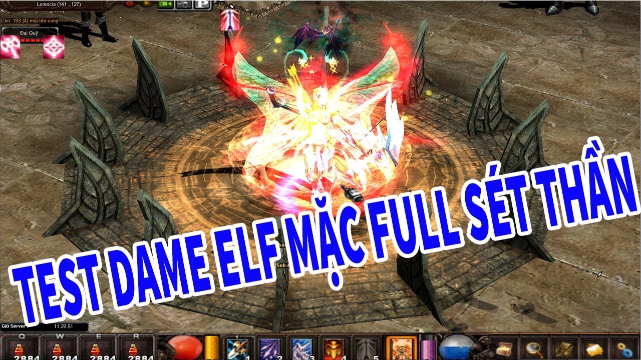 Mu Online 2020 | Elf Mặc Sét 380 Full Thần PK Được Không Test Dame Elf ...