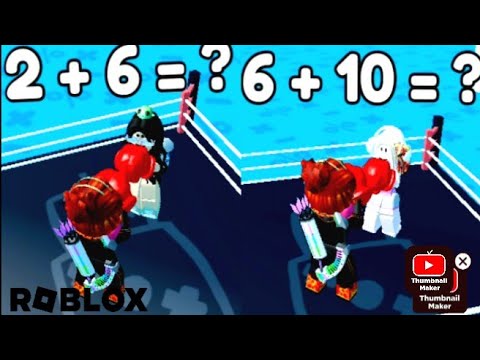 Roblox - LUTA DE BOXE DA MATEMÁTICA (Math Boxing) - YouTube