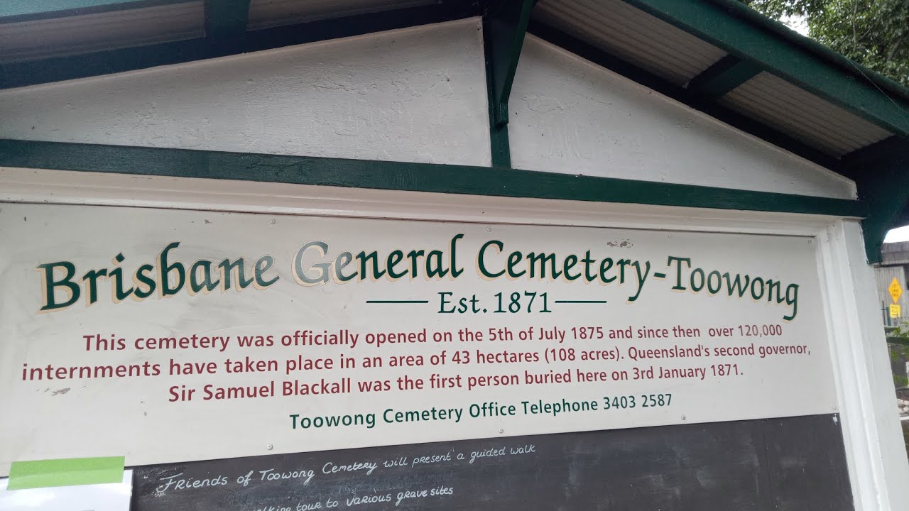 Exploring the Toowong Cemetery part 1. - YouTube