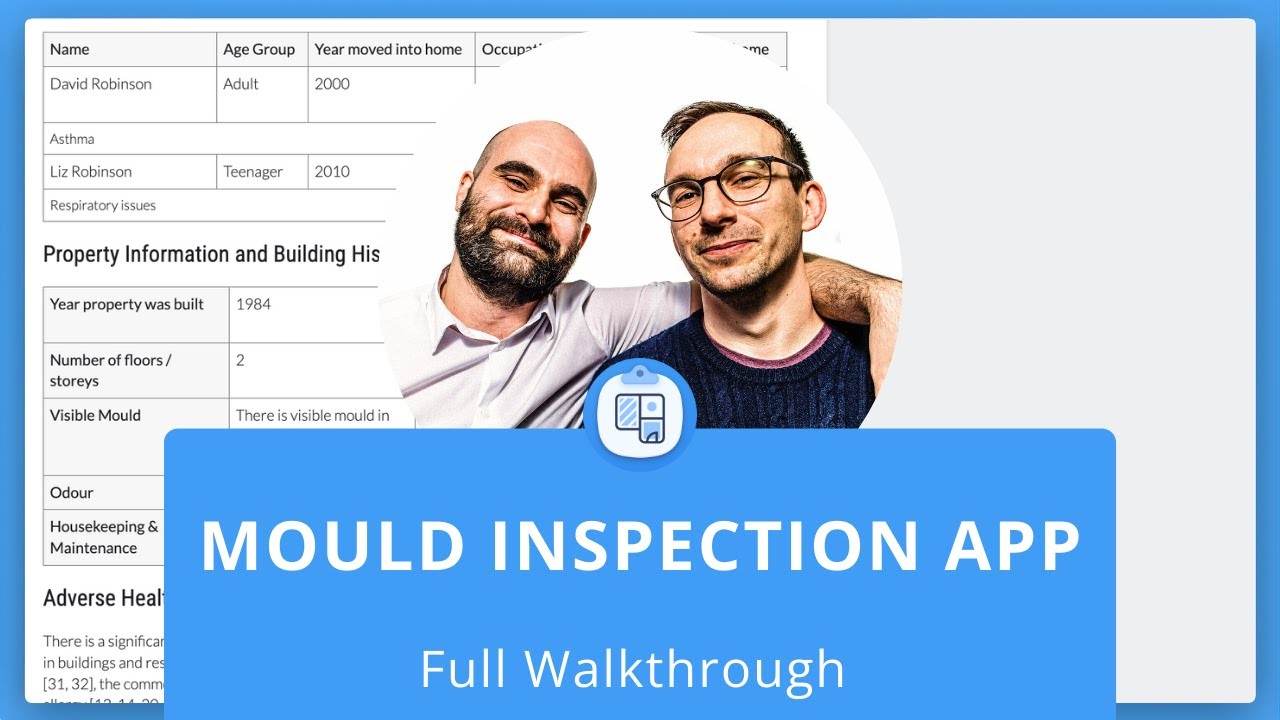 Walkthrough | Mould Investigation Survey v1 - YouTube