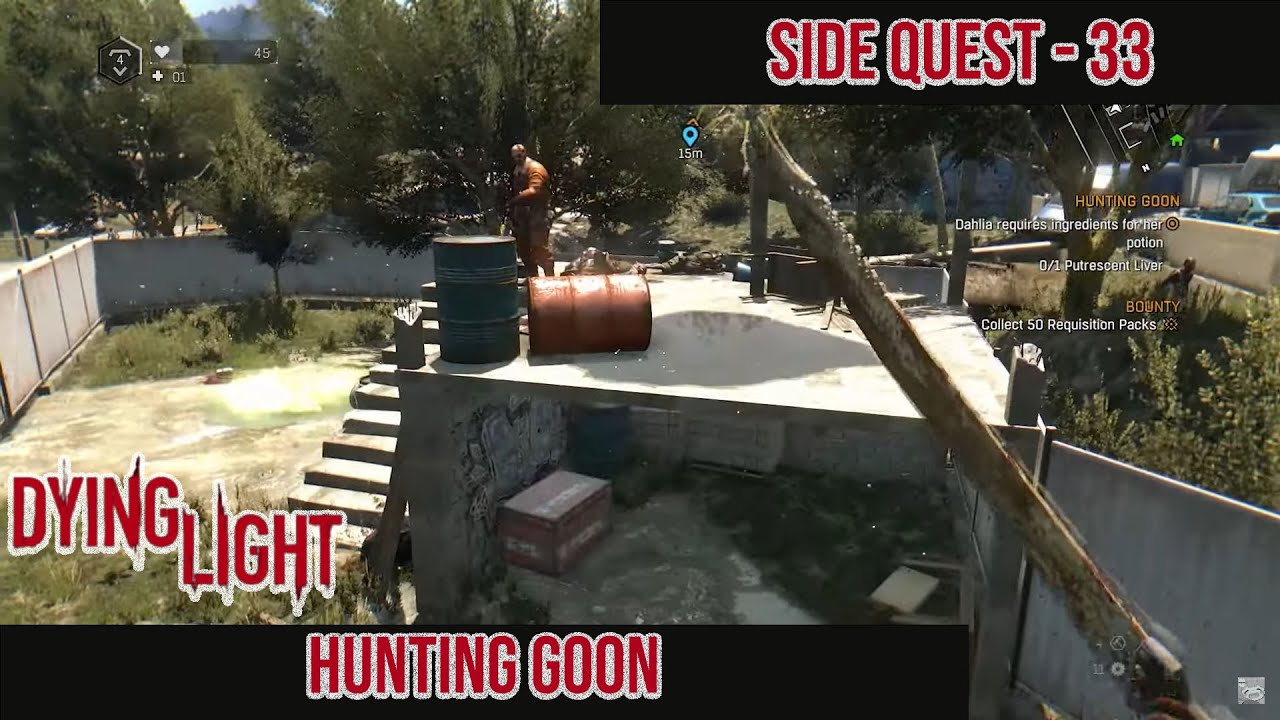 Dying Light | Side Quest 33 - Hunting Goon - YouTube