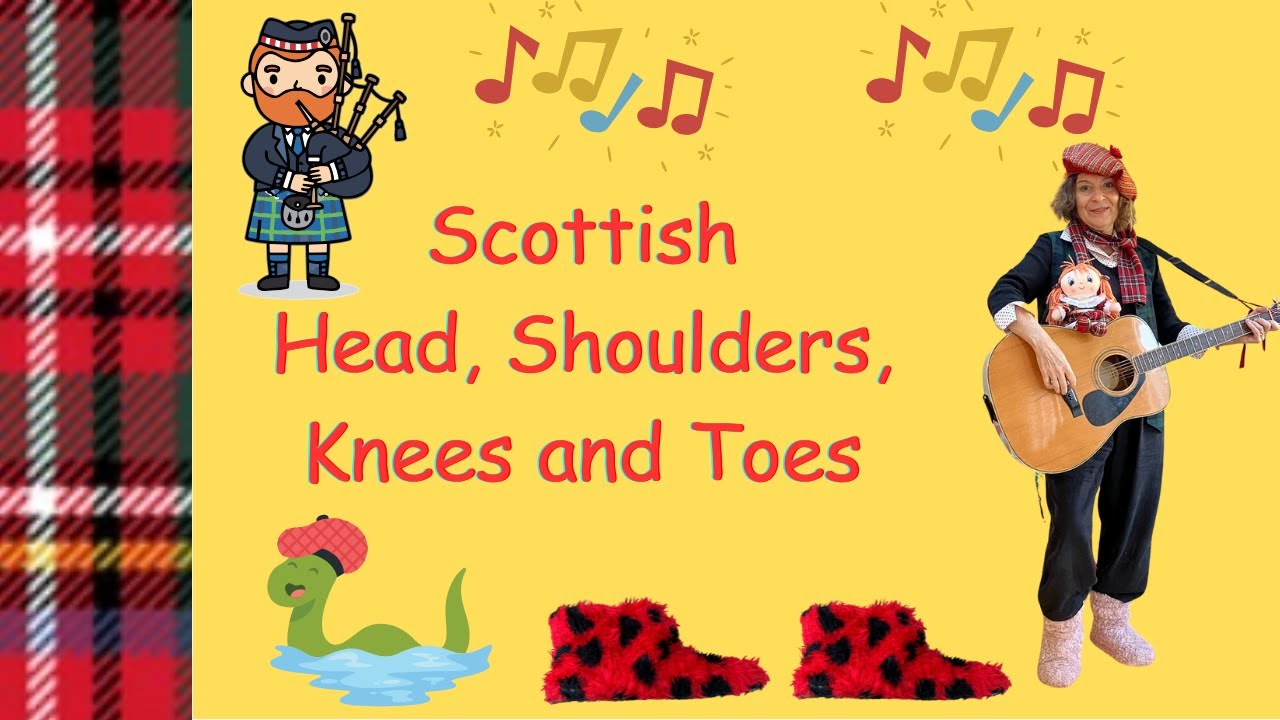 Scottish Head Shoulders, Knees and Toes Children's Song | Mrs ...