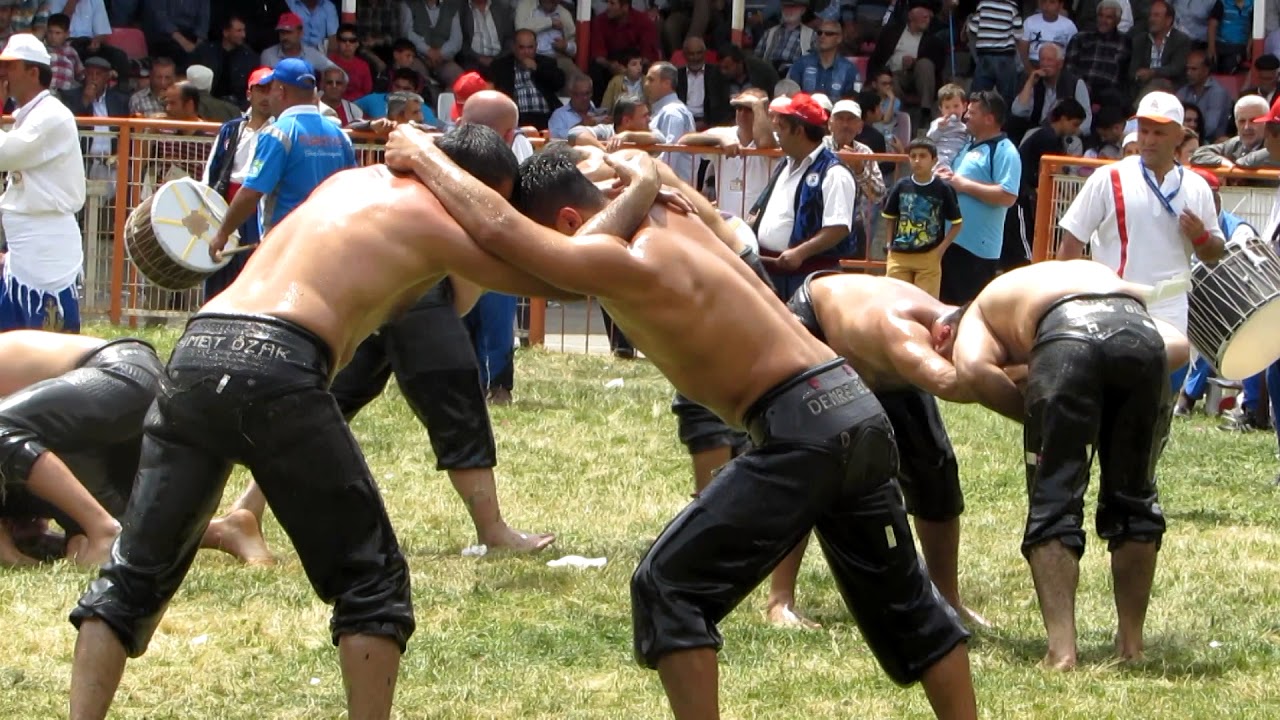 2014 05 04 Kumluca, Turquía Lucha Turca Película - YouTube