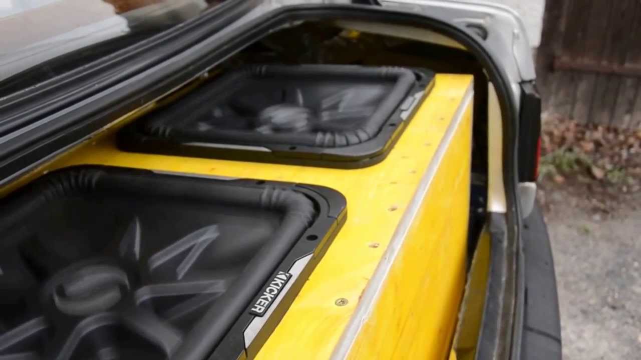 trunk bass car flexing... - YouTube