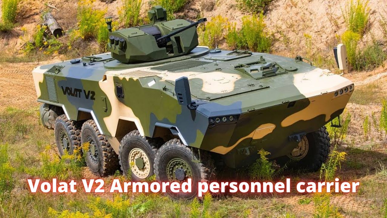 Volat V2 Armored personnel carrier - YouTube