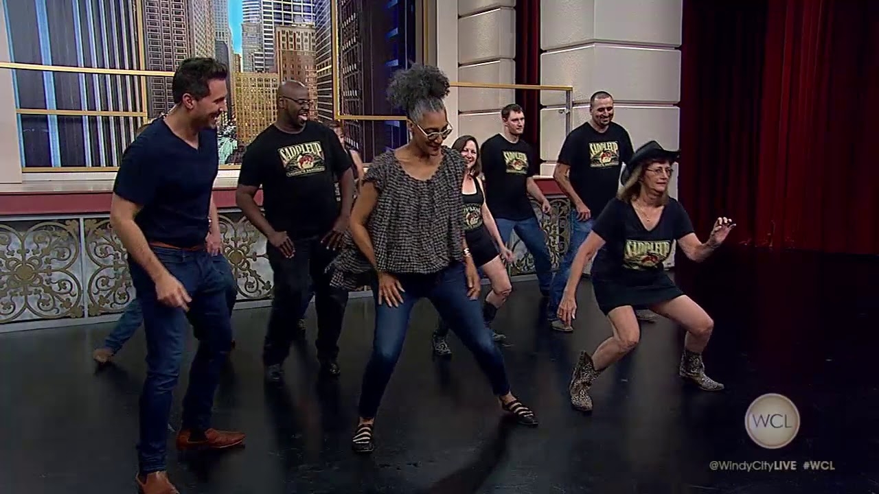"Boot Scootin' Judy" Teaches Ryan and Carla Hall how to Line Dance ...