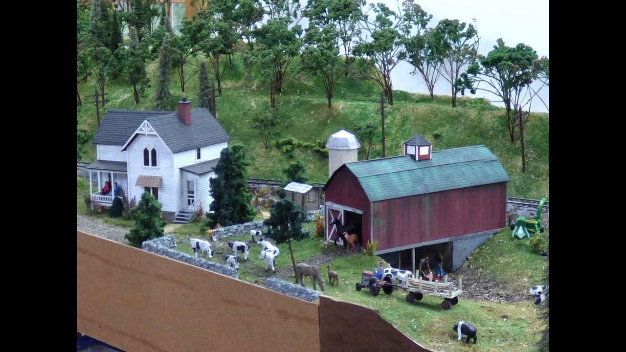 Farm Scenes On Our Layouts - YouTube