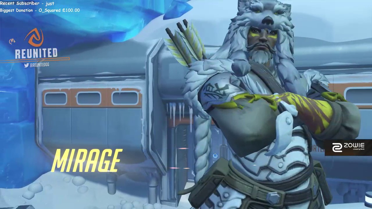 Kruise vs Mirage Overwatch Arcade 1v1 - YouTube