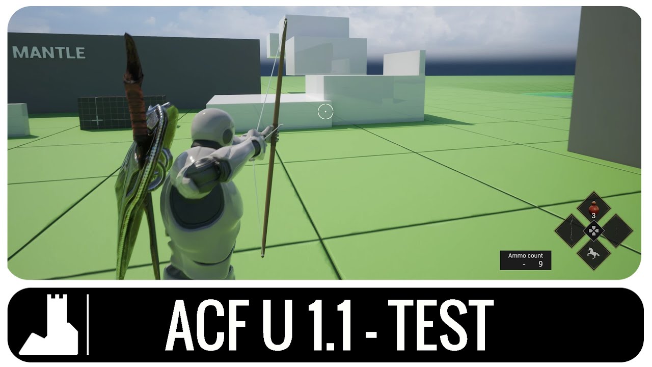 ACF U 1.1 - Parry + New Gasp + Improved Shooting Test - YouTube