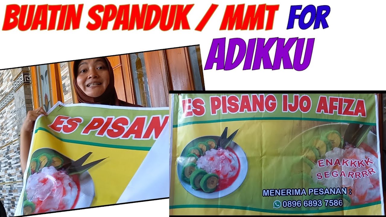 SPANDUK/MMT YANG MURAH CEPAT DI KOTA SEMARANG. EDISI BANTU ADIKKU BUAT ...