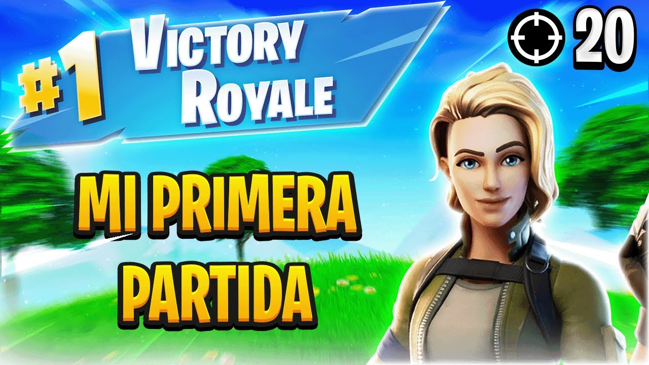 Mi Primera Partida De Fortnite Youtube