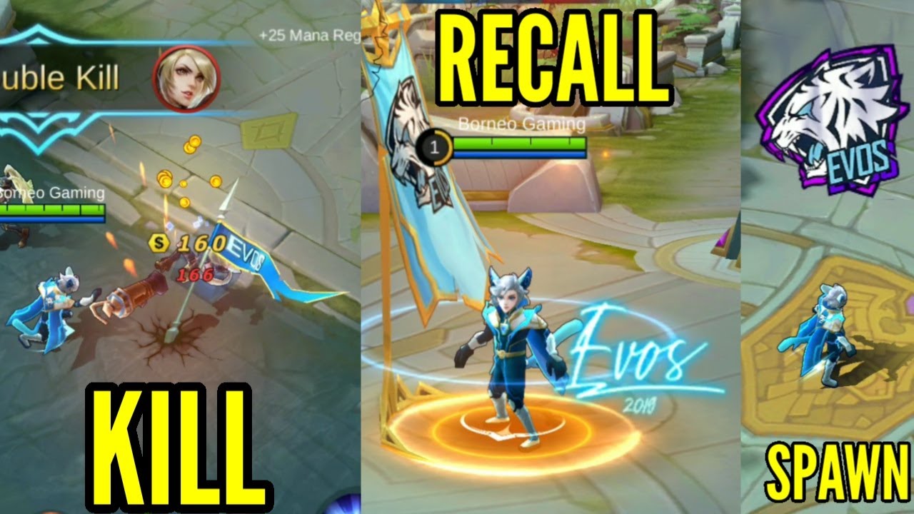 EVOS LEGENDS RECALL EFFECT, KILL EFFECT & SPAWN EFFECT - MOBILE LEGENDS ...
