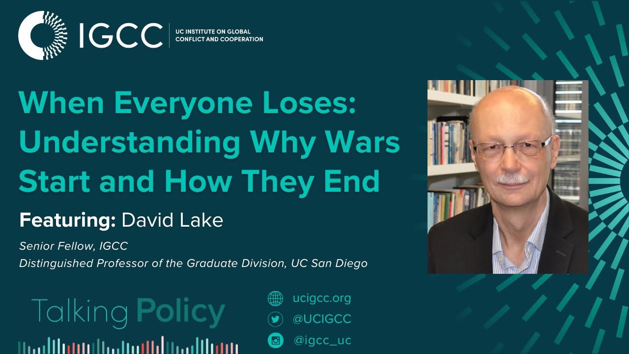 IGCC Talking Policy Podcast: When Everyone Loses - Understanding Why ...