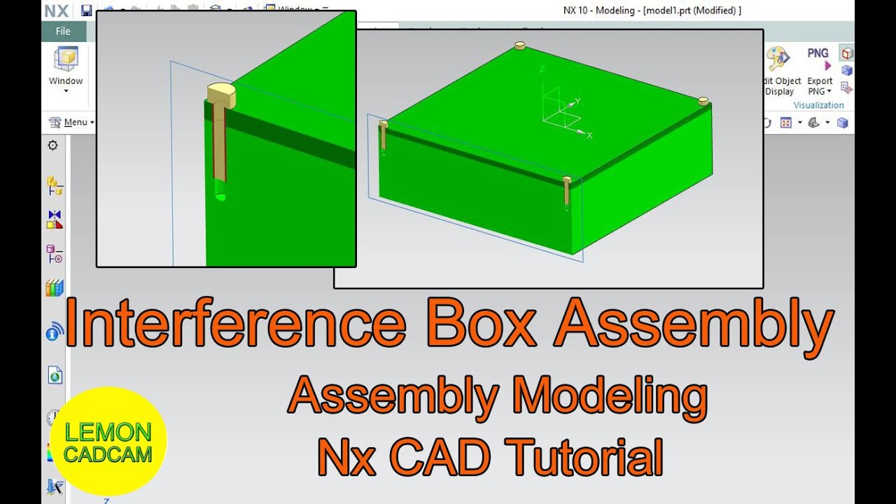 Interference, Box Assembly, Nx CAD - YouTube