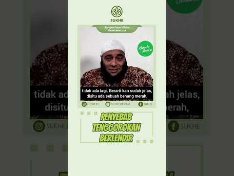 Penyebab tenggorokan berlendir - dr Zaidul Akbar