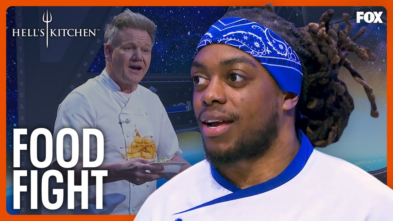 Chef Ramsay Starts a Food Fight | Hell’s Kitchen - YouTube