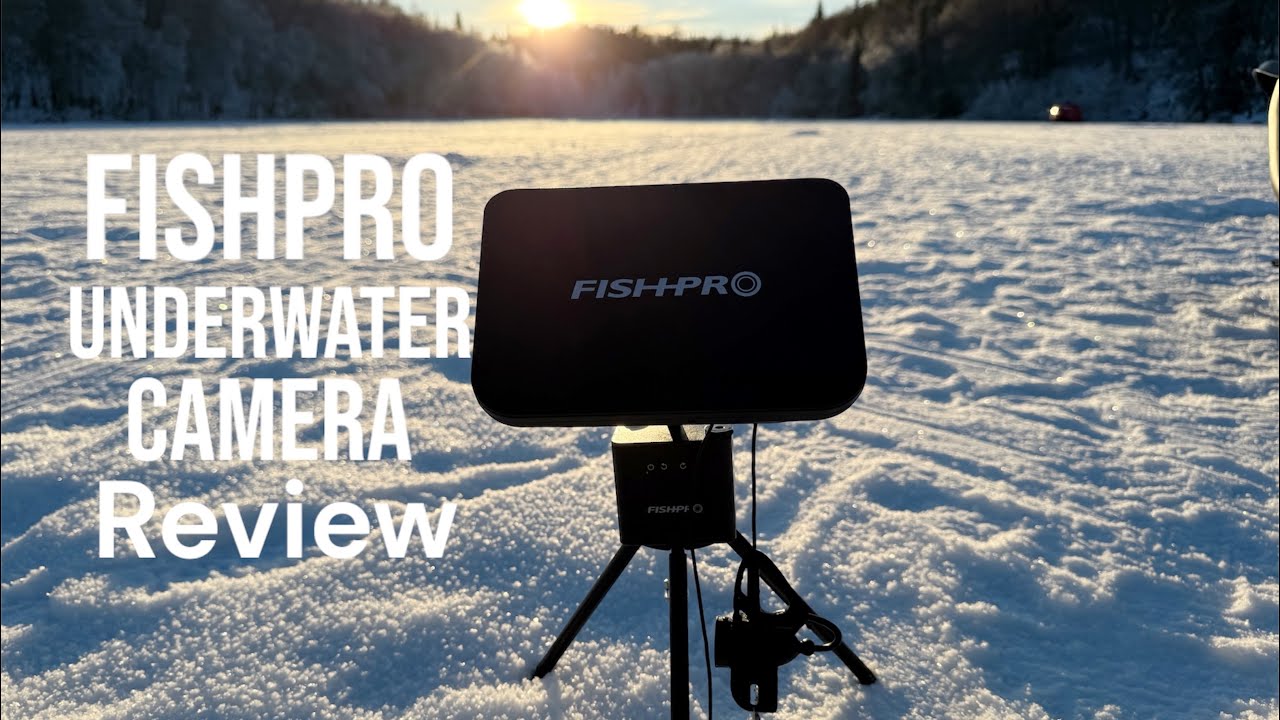 FishPro Underwater Ice Fishing Camera + Tripod Positioner ( On Ice ...