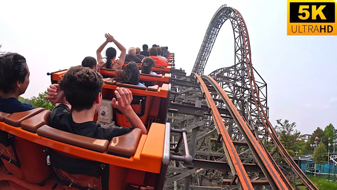 Goliath POV 5K RMC Topper Track Coaster Six Flags Great America Gurnee ...